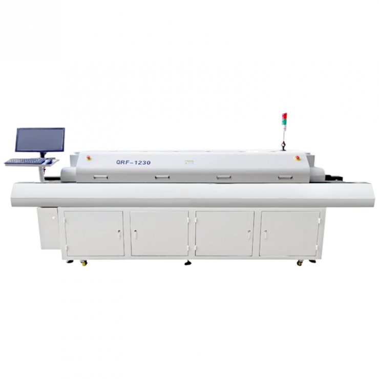 QRF1230 12 Zones SMT Reflow Oven solder welding with cabinet - Smt pick ...
