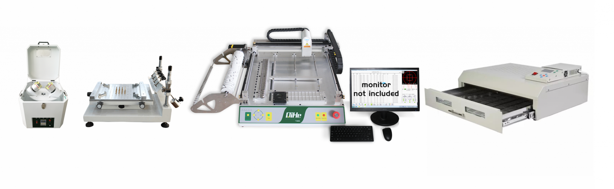 Desktop Smt pick and place machine tvm802a tvm802b smt line