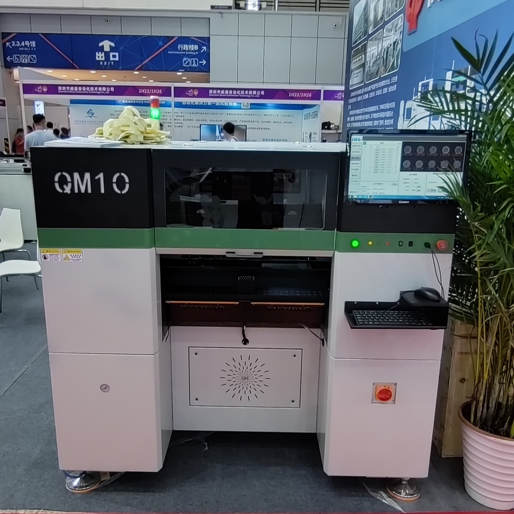 Q10 pnp machine SMT pick and place machine 10heads 80slots