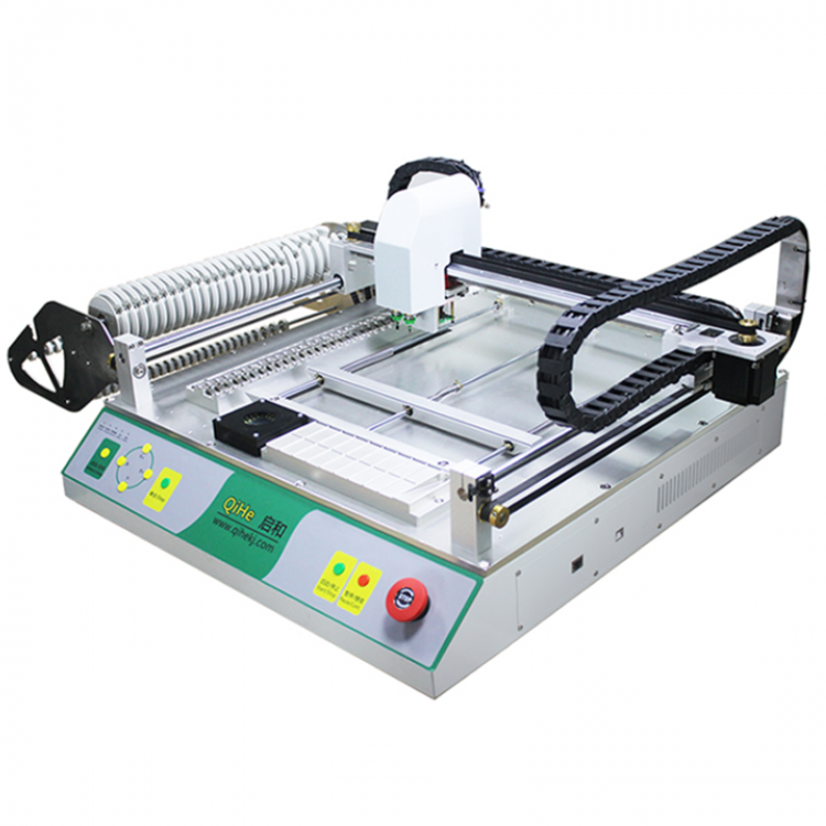 TVM802A SMT pick and place machine 2heads 29slots desktop Pick&Place ...