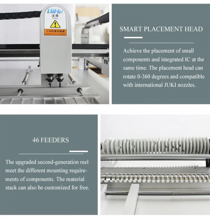 tvm802b liteplacer 48 slots desktop chip mounter pnp machine