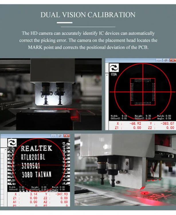 tvm802b liteplacer 48 slots desktop chip mounter pnp machine