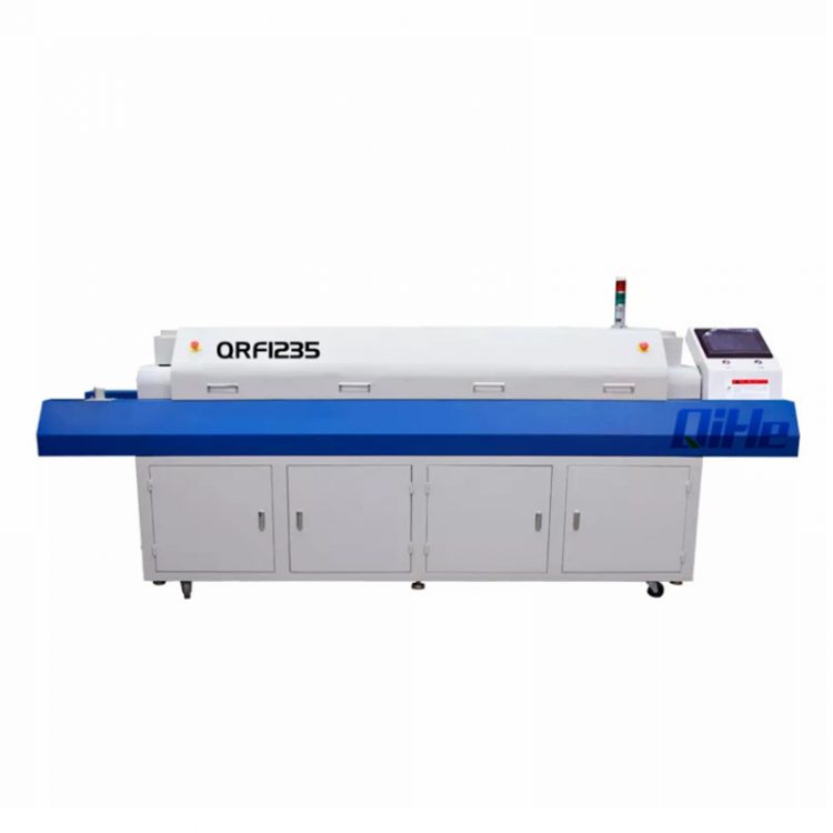 QRF1235 12 Zones SMT Reflow Oven solder welding with guide rail - Smt ...