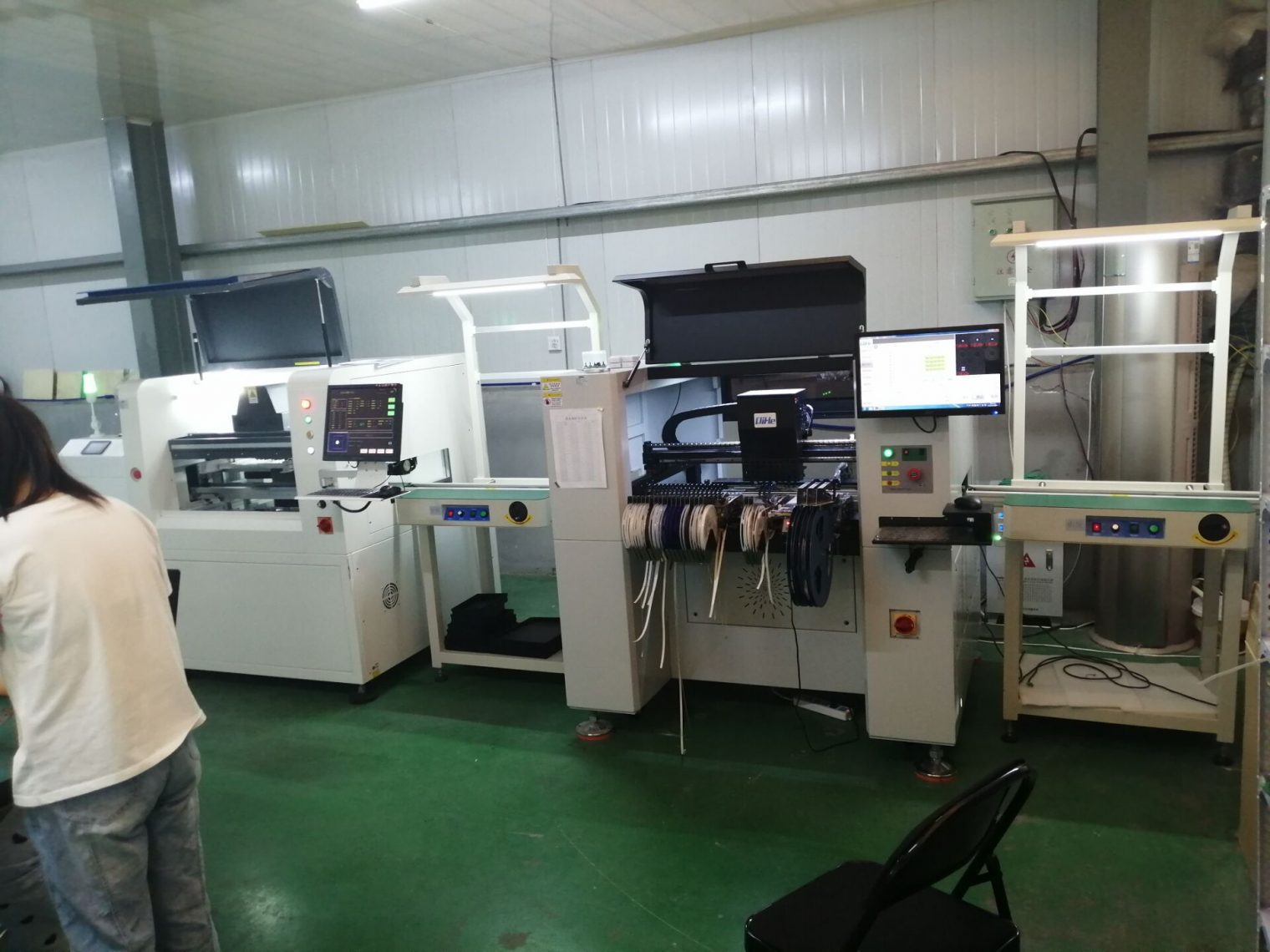 Smt pick and place machine QM81 fullauto pcb mass production