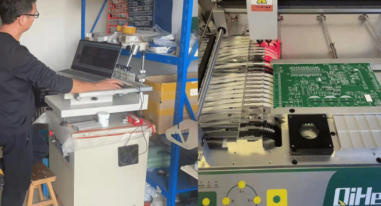 QiHe TVM802A PNP case from Malaysia Smt pick n place machine