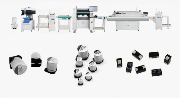 Smt pick and place machine & Electrolytic capacitors types