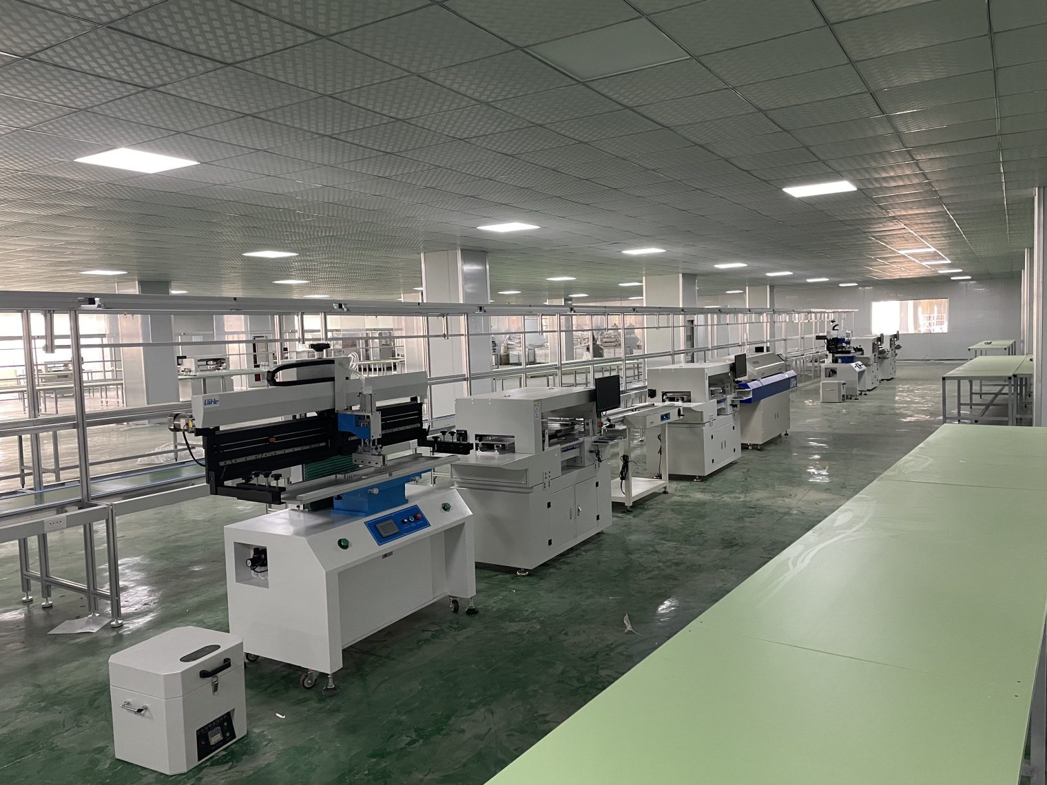 Qihe Is Building SMT pnp machine Lines in New Workshop