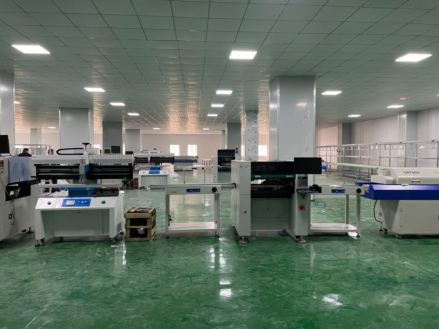 Qihe Is Building SMT pnp machine Lines in New Workshop