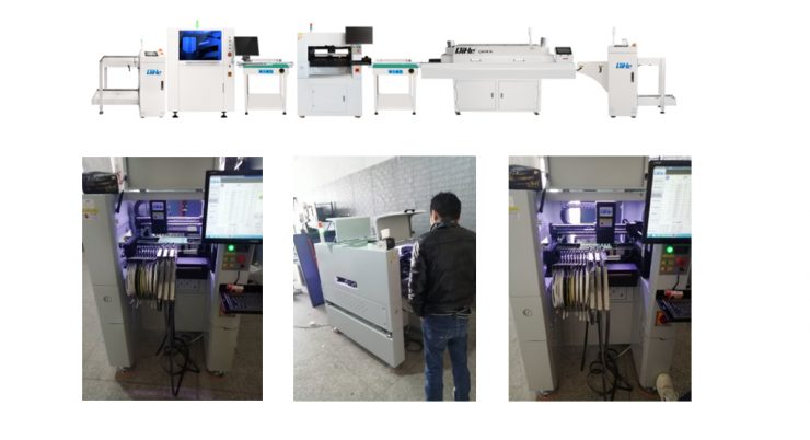 pcb assembly SMT line setupTVM925S pick and place machine