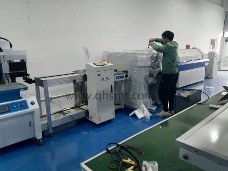 smart devices SMT setup automatic line & compact UPS system