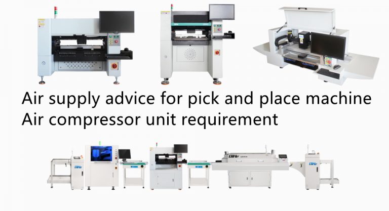 smt air supply air compressor for pick and place machine