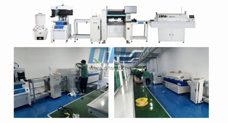 smart devices SMT setup automatic line & compact UPS system