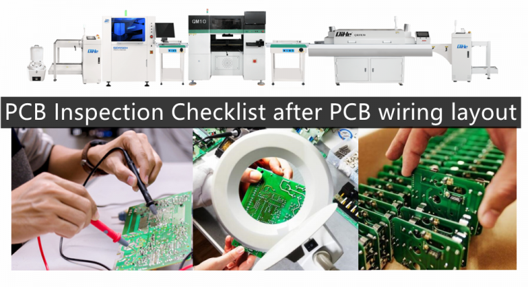 Smt pick and place PCB Inspection Checklist PCB layout