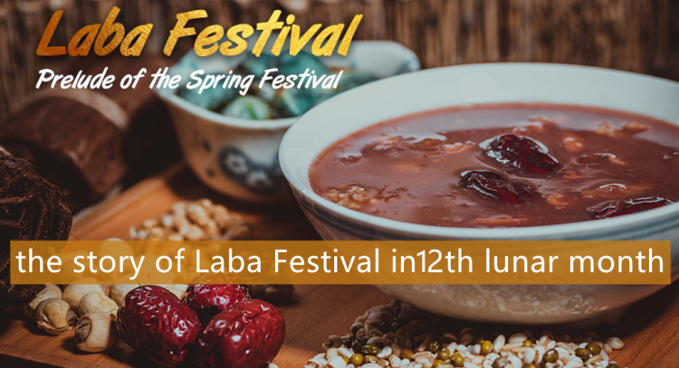 Pick and place the story of Laba Festival in 2th lunar month