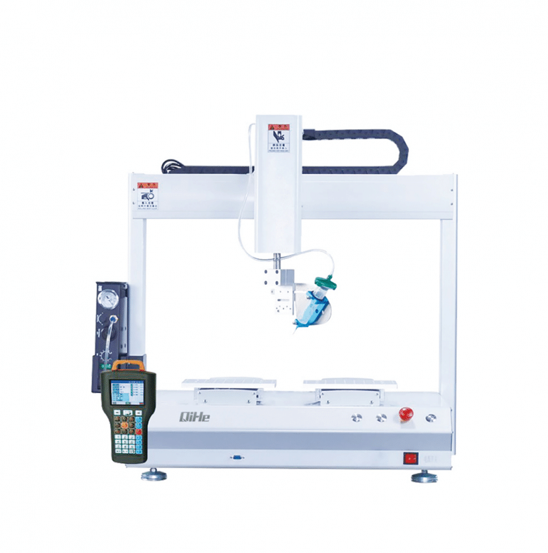 High precision solder paste dispensing machine robot QHDJ331R solder ...